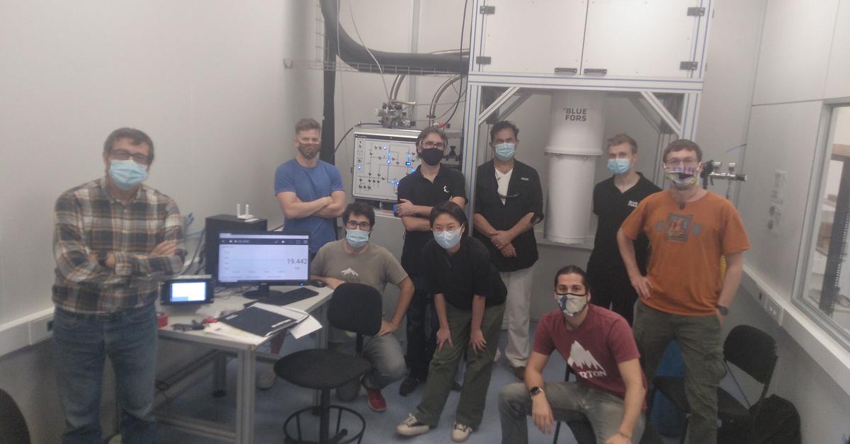 The new QCT lab refrigerator reaches 19mK - IFAE